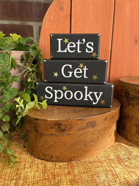 Let's Get Spooky Tiered Tray Decor Halloween – Country Workshop
