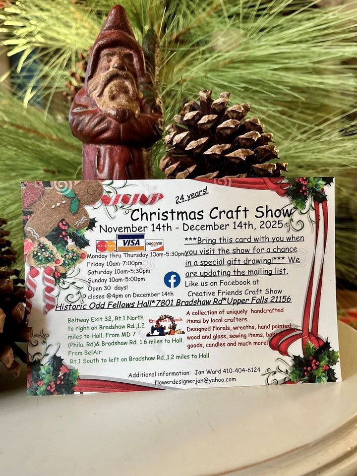 Creative Friends Christmas Craft Show – Country Workshop