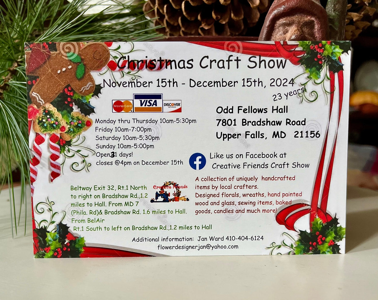 Creative Friends Christmas Craft Show – Country Workshop