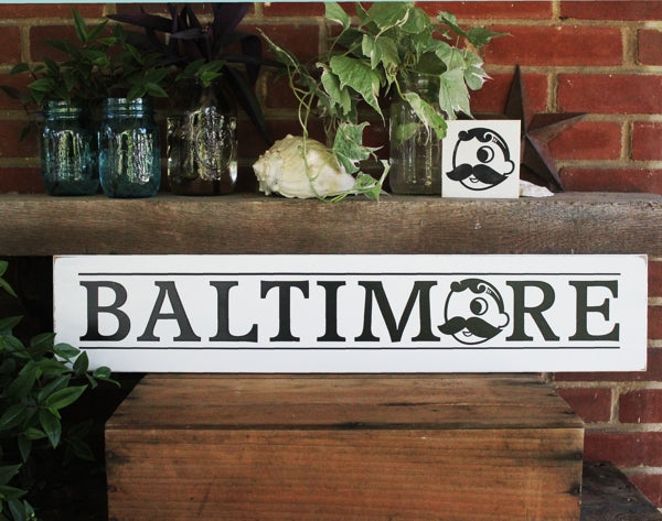 Baltimore Wood Sign Handcrafted Housewarmimg Gift Idea Made in Maryland ...