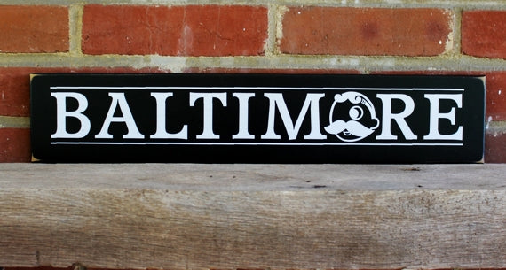 Baltimore Wood Sign Handcrafted Housewarmimg Gift Idea Made in Maryland ...